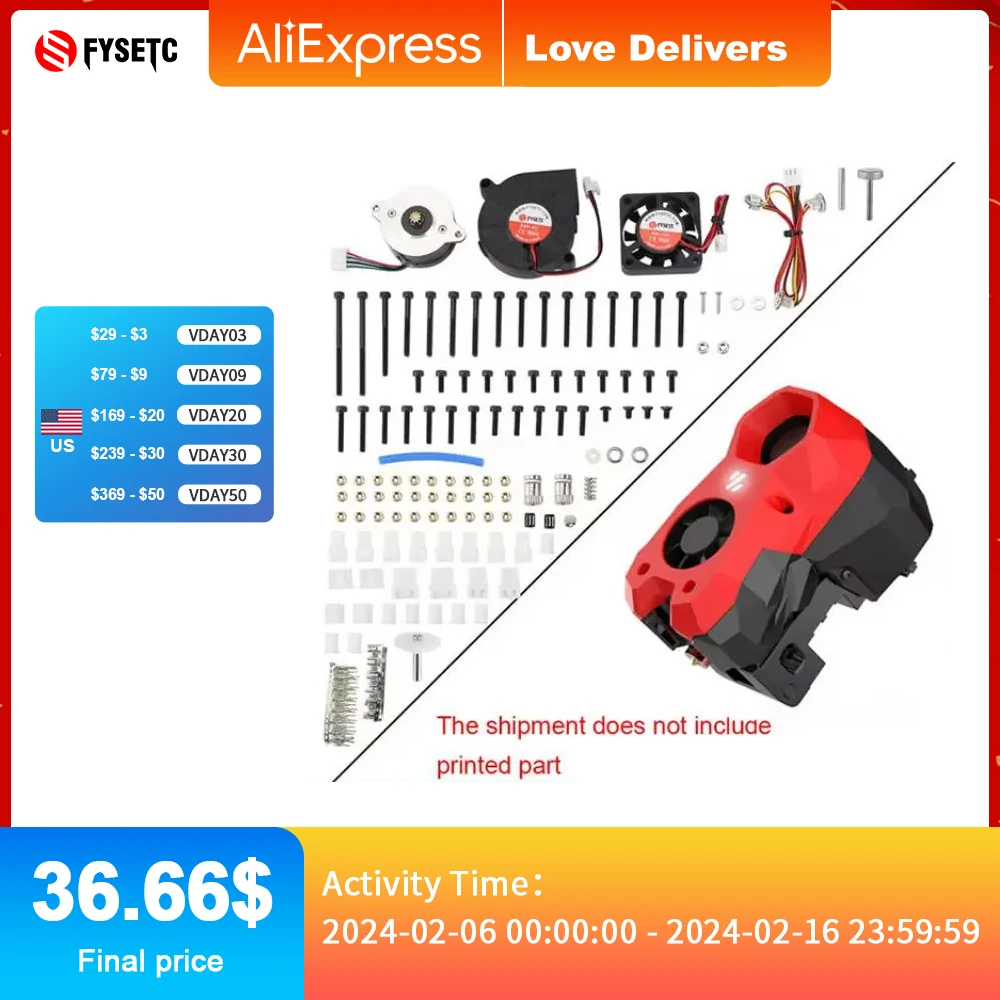 Voron-Stealthburner-Kit-SB-Hotend-Extruder-ABS-Stealth-Burner-Kit-with ...