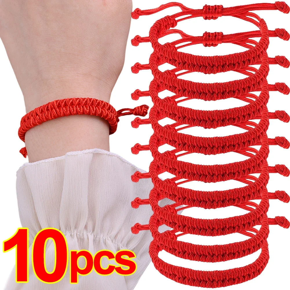 1-20pcs-Lucky-Red-Thread-Bracelet-Adjustable-for-Women-Men-Handmade ...