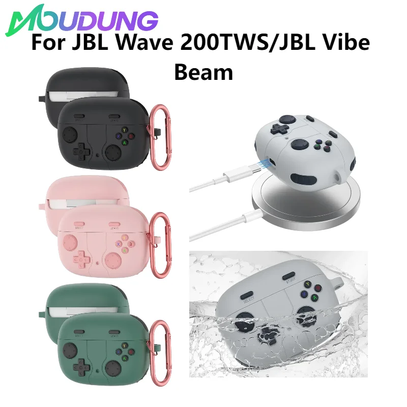 MOUDUNG Suitable for JBL Wave 200TWS/JBL Vibe Beam Silicone Earphone ...