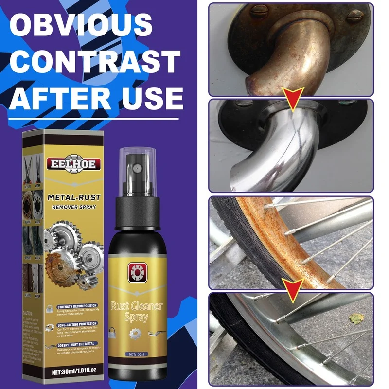 Rust Remover Spray Car Rust Remover Household Stainless Steel Rust and ...