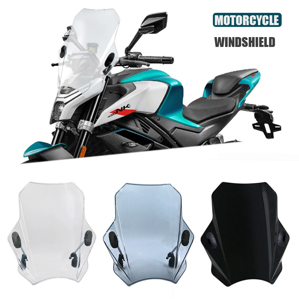 For CFMOTO 450NK 2023- Motorcycle Universal Adjustable Windshield ...