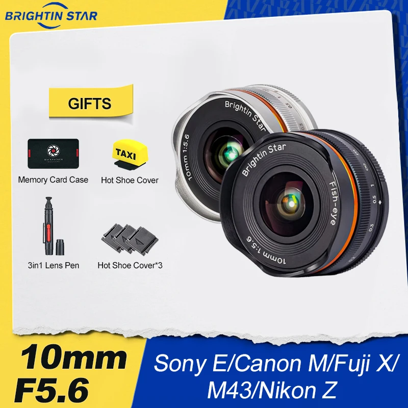 Brightin-Star-10mm-F5-6-Fisheye-Wide-Angle-Prime-Manual-Focus-Camera ...