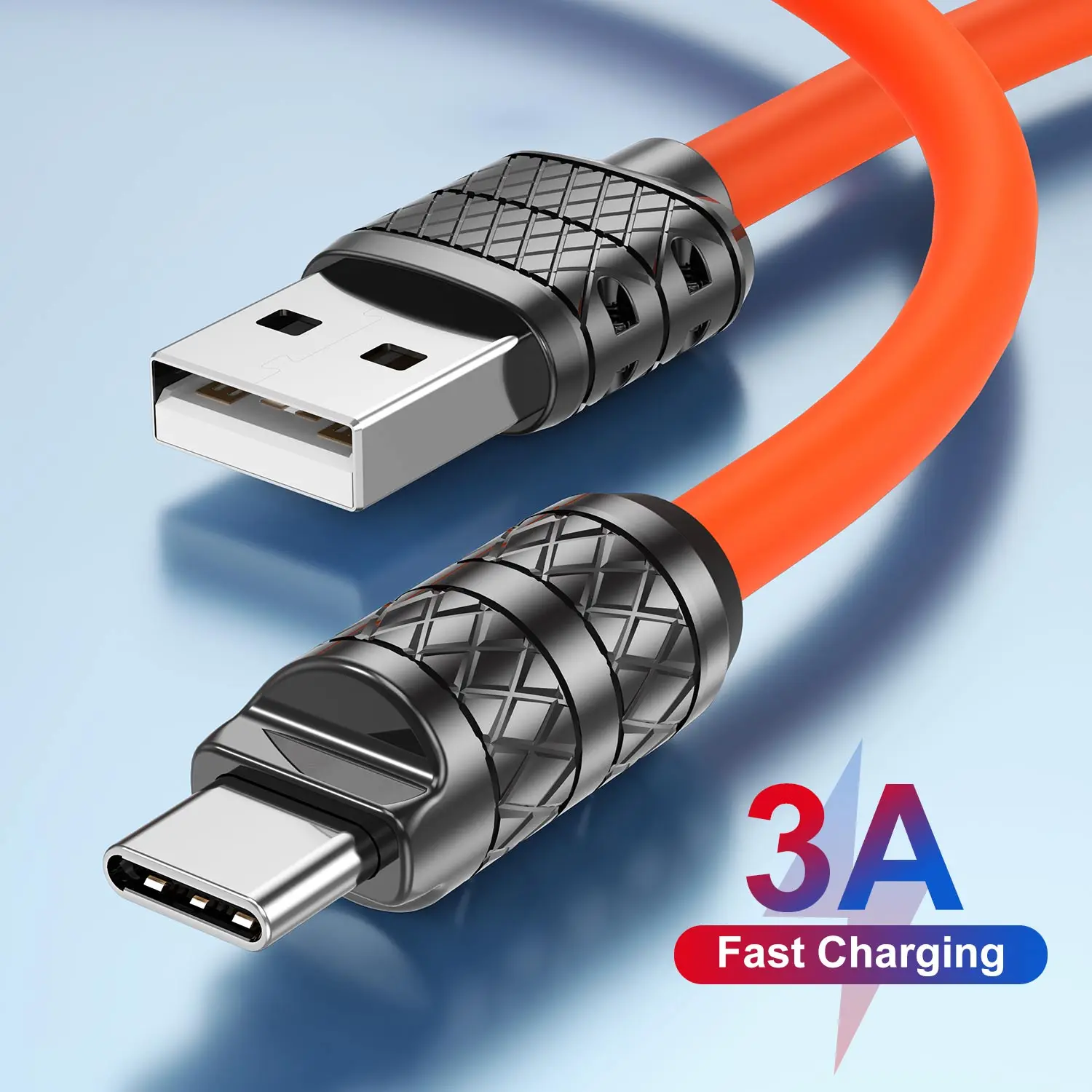New-USB-Type-C-Cable-100W-Super-Fast-Charging-Liquid-Silicone-Quick ...