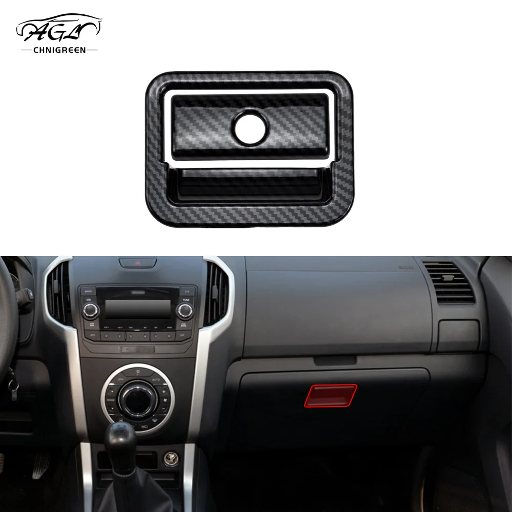 For ISUZU D-MAX MU-X 2012-2019 2pcs Carbon Fiber Color Co-pilot Glove ...