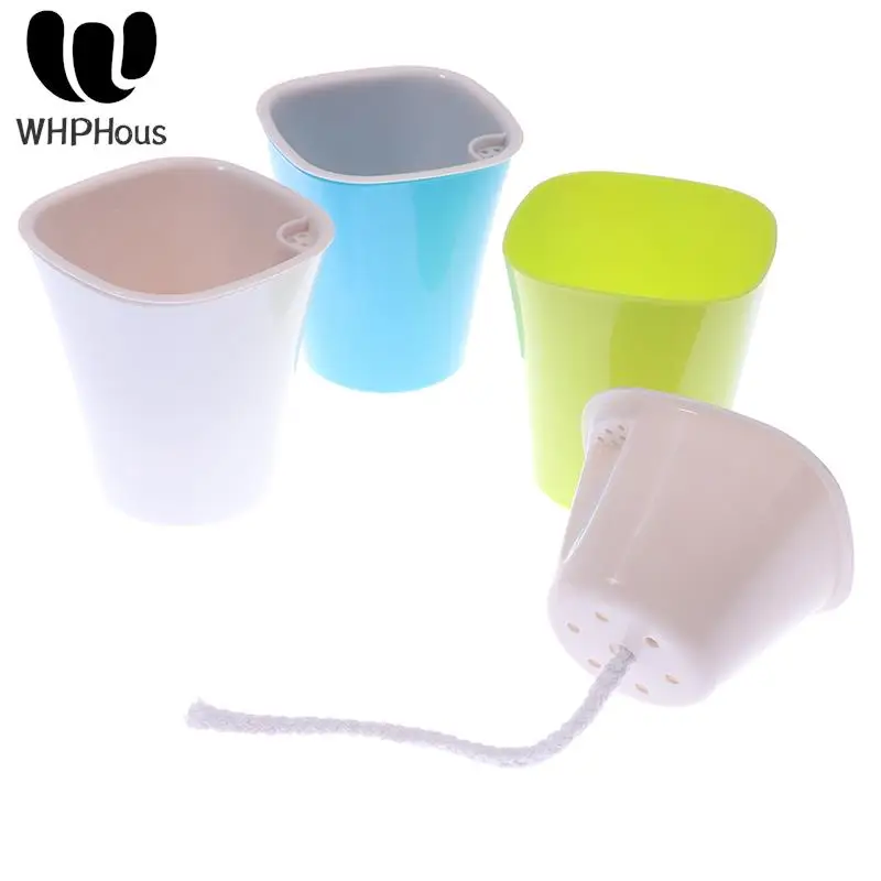 Small Self Watering Desk Planter Plastic Flower Pot For Home Indoor ...