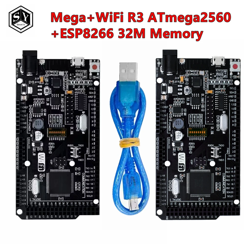 Mega-WiFi-R3-ATmega2560-ESP8266-32M-memoria-USB-TTL-CH340G-Compatible-para-Arduino-Mega-NodeMCU ...