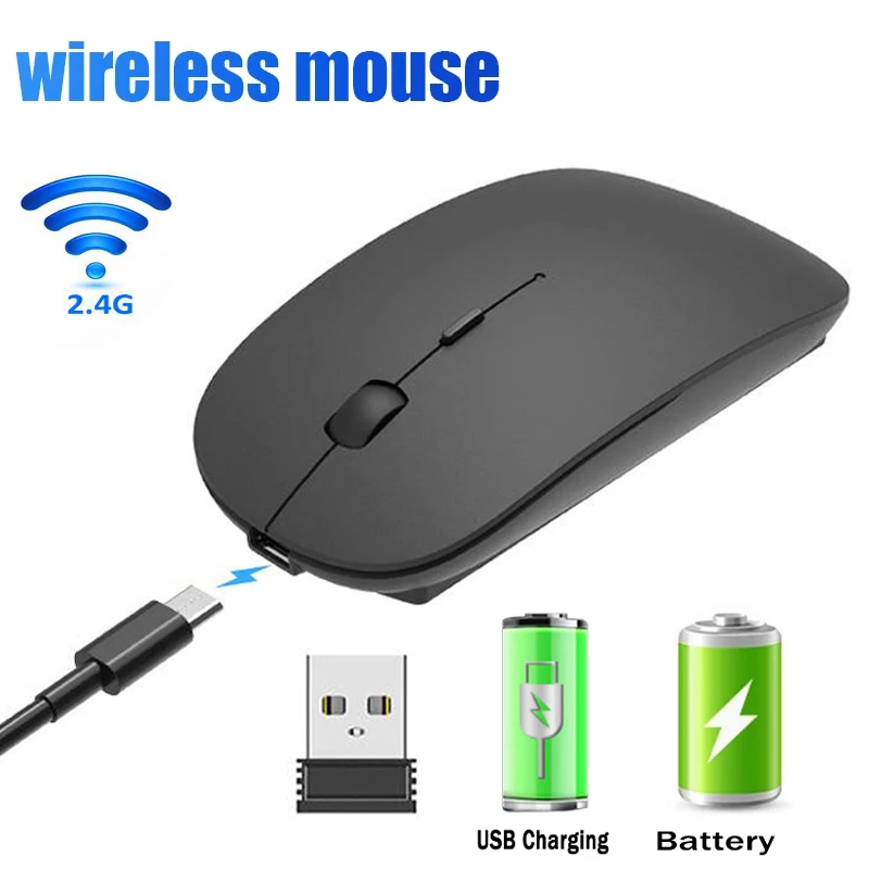 1600Dpi-Wireless-Mouse-2-4G-Classic-Rechargeable-Mice-Ultra-Thin-Silent ...