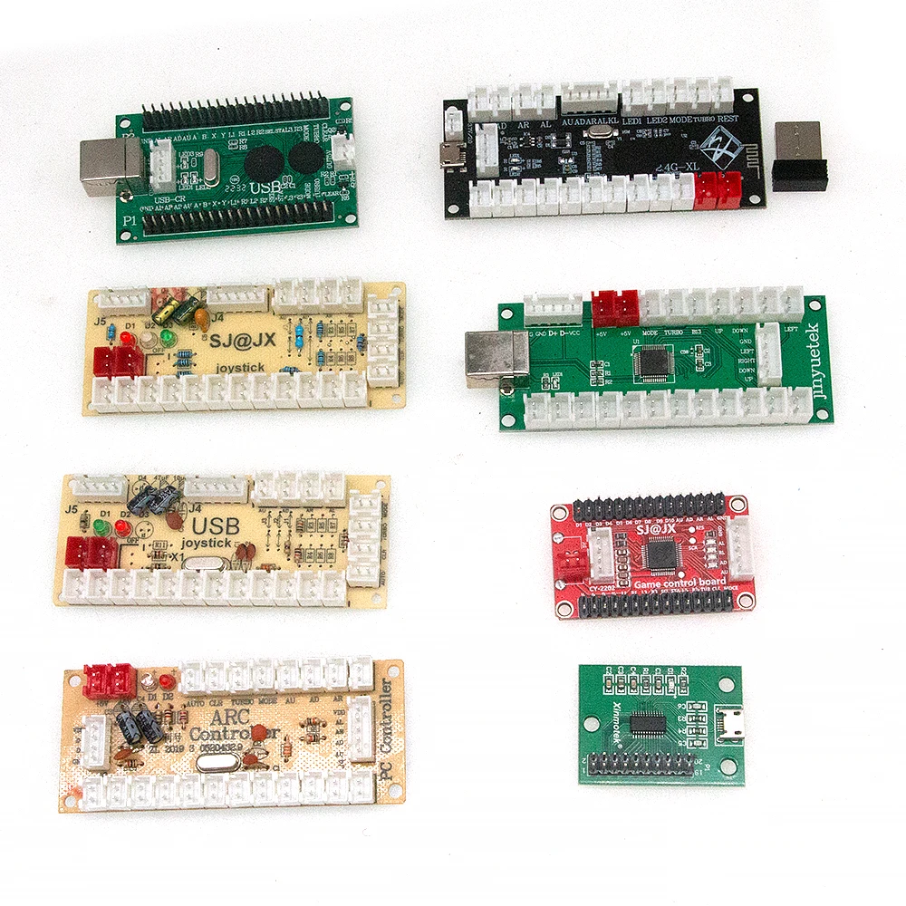 1 Arcade Zero Delay USB Joystick Encoder PCB Board Game Stick ...