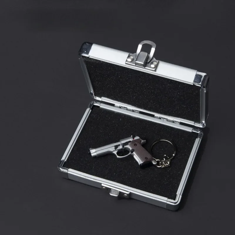 1-4-M92-Pistol-Mini-Gun-Metal-Keychain-Pistol-Revolver-Shooting ...