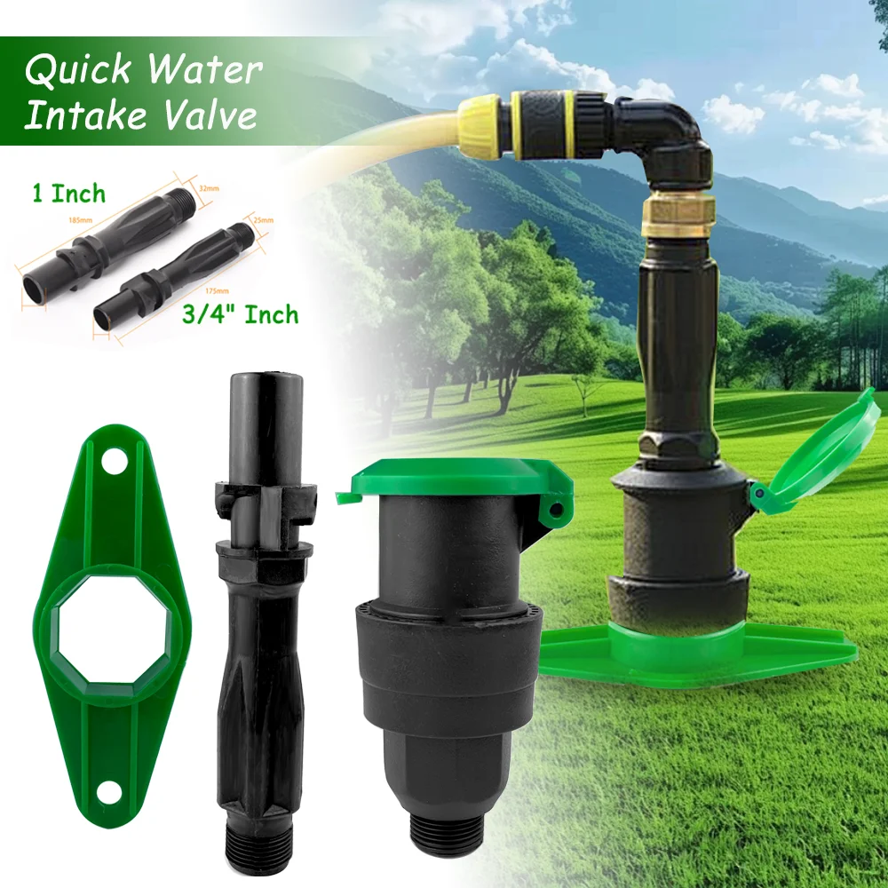 3-4-Inch-1inch-Plastic-Quick-Water-Intake-Valve-Garden-Lawn-Irrigation ...