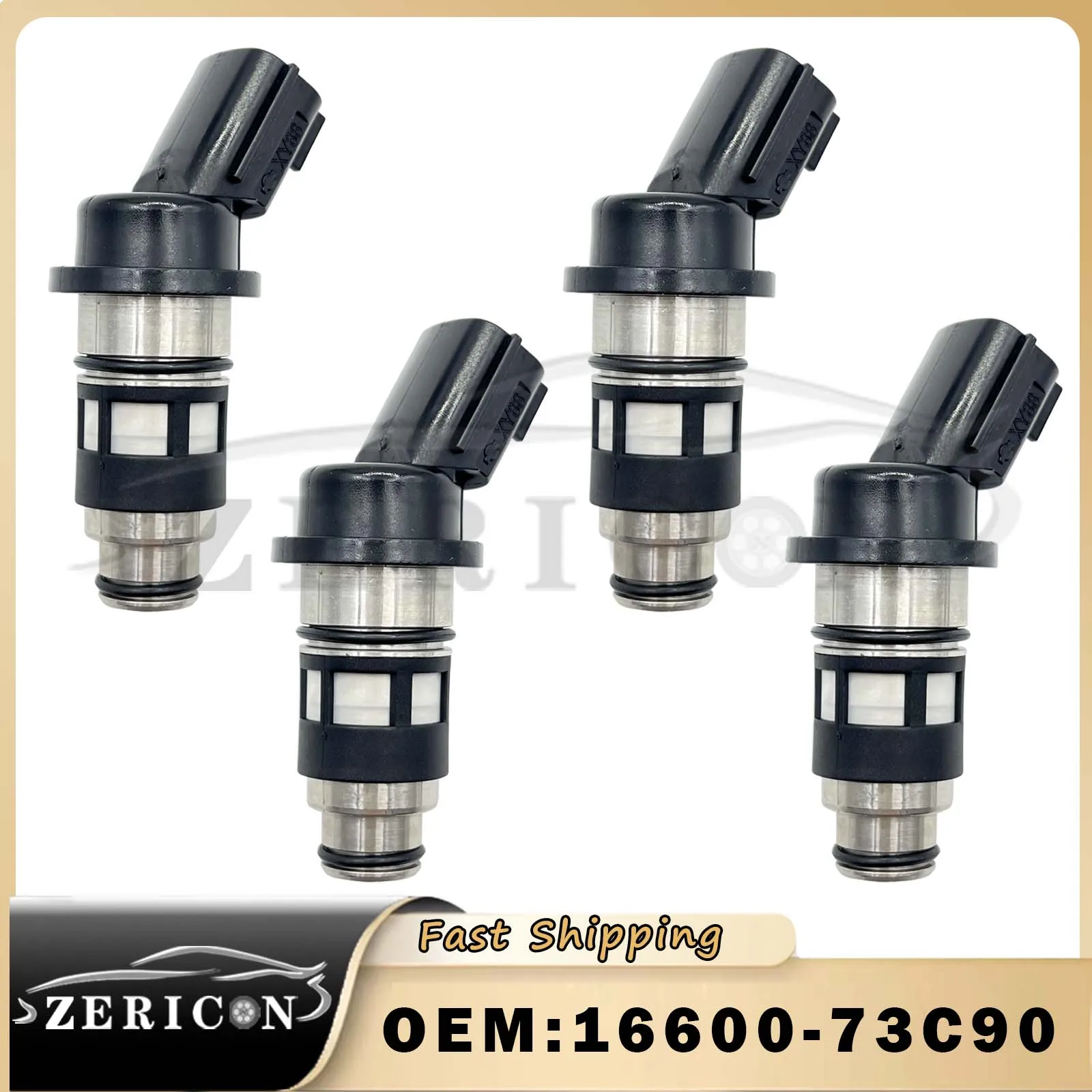 4PCS-New-16600-73C90-JS50-1-Fuel-Injector-Nozzle-For-NISSAN-SENTRA-1997 ...