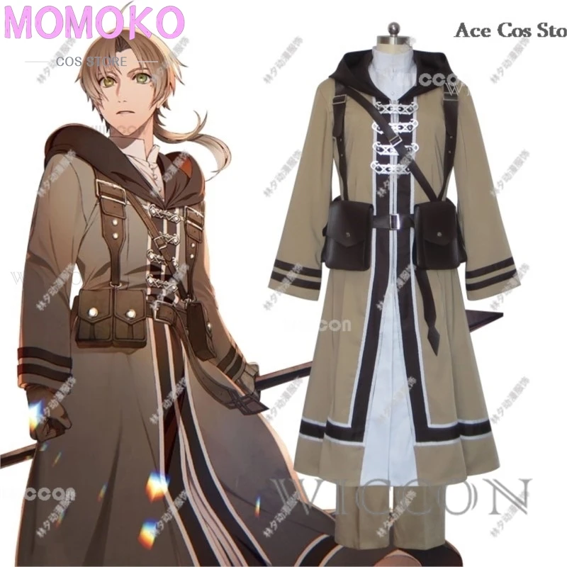 Anime-Novel-Mushoku-Rudeus-Greyrat-Cosplay-Costume-Wig-Tensei-Adult ...