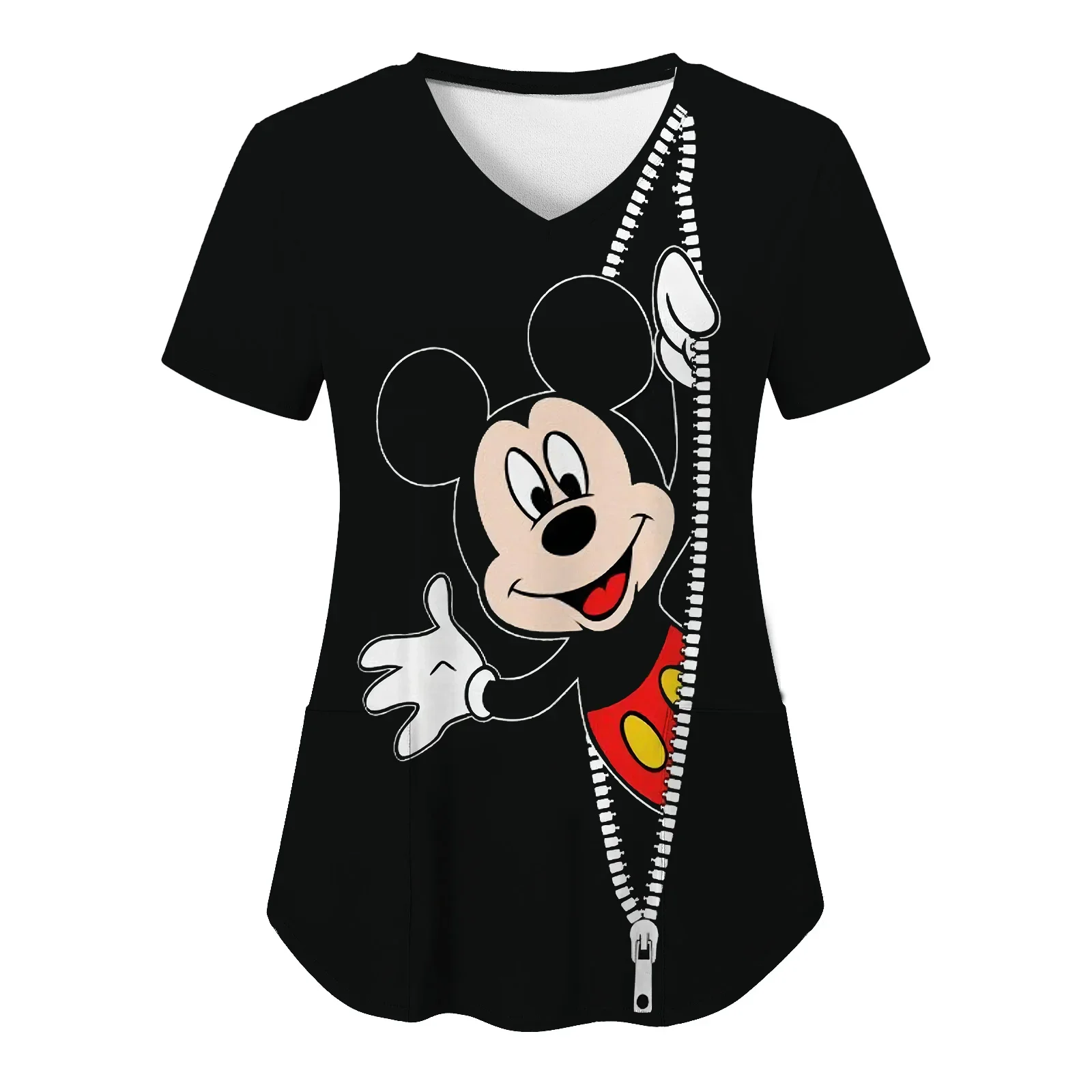 Miniso-Camiseta-de-Minnie-Mouse-para-mujer-camisetas-de-Hospital ...