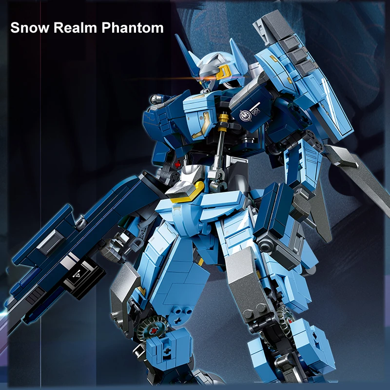 Sluban-752PCS-Snow-Phantom-Mechanical-Armor-Series-Robot-Mechs-Building ...