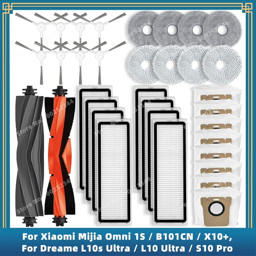 For Xiaomi Mijia Omni 1S, B101CN, X10 Plus / Dreame L10s Ultra, S10 Pro ...
