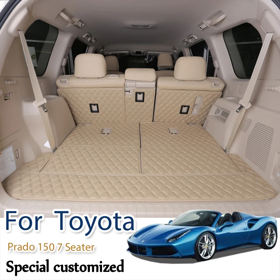 Car Trunk Mats For Toyota Prado 150 7 Seater Boot Custom Auto High ...