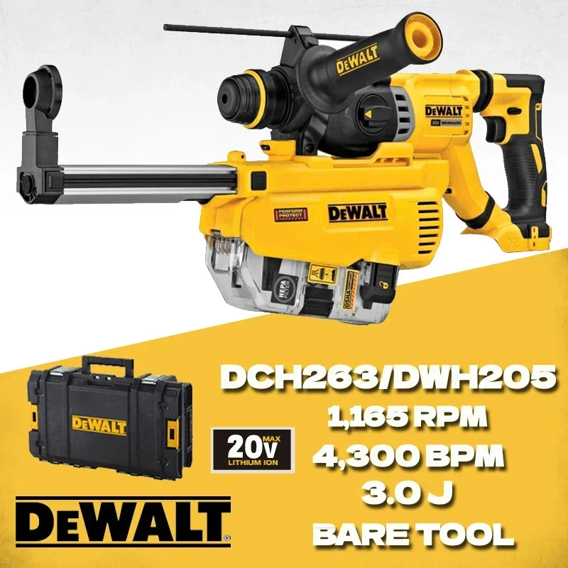 DEWALT-DCH263-Cordless-Rotary-Hammer-Tool-Only-20V-MAX-Brushless-Motor ...