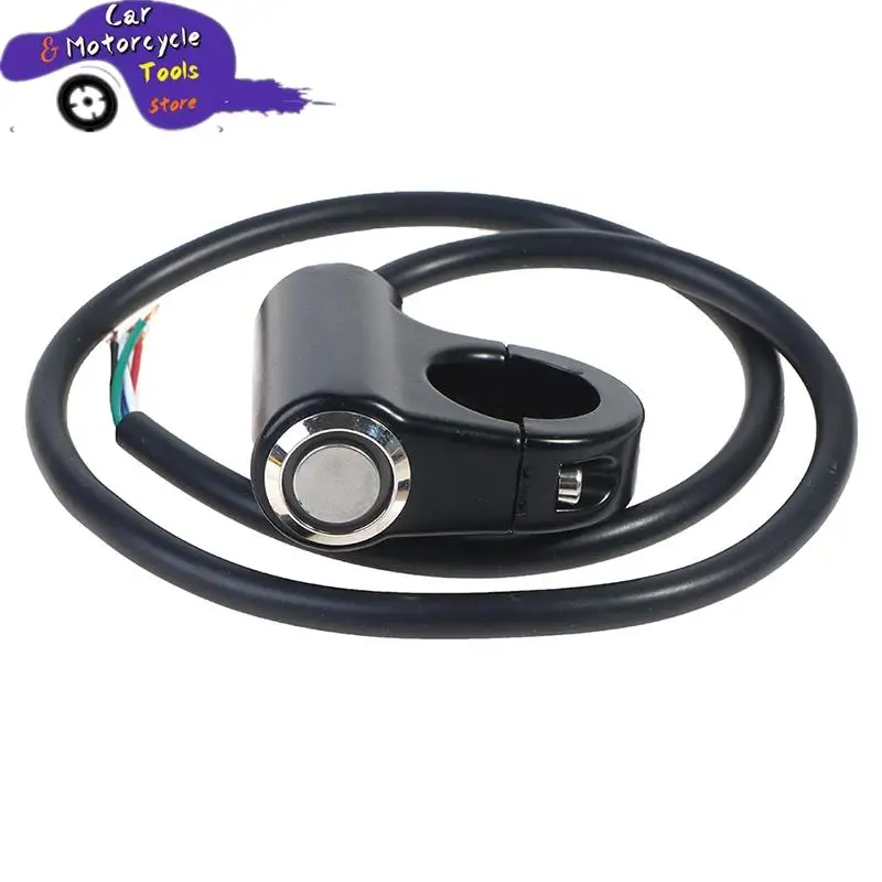 22MM Aluminum Alloy Motorcycle Switch Handlebar Fog Light Motorbike Horn Push Turn Signal Button ...