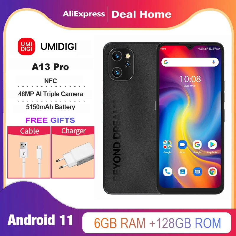 UMIDIGI-tel-fono-inteligente-A13-Pro-versi-n-Global-Smartphone-con-NFC ...