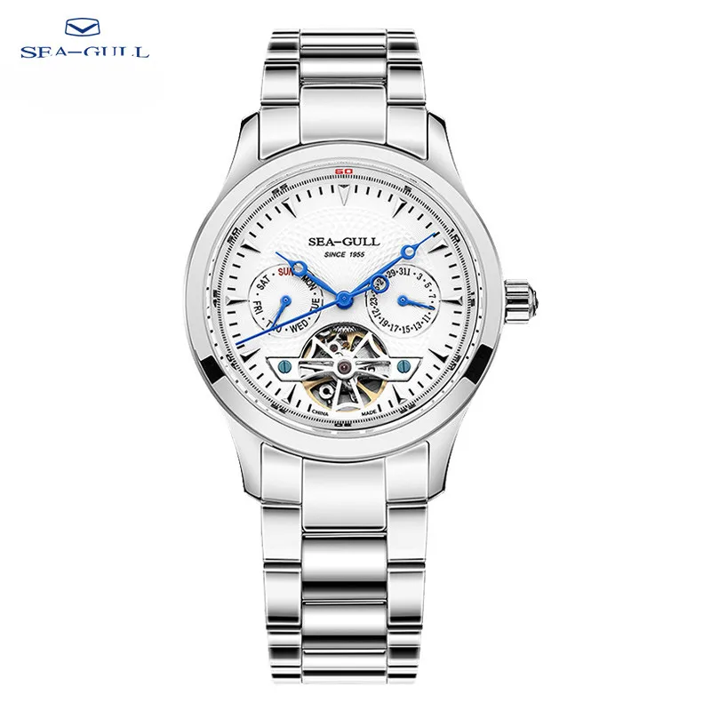Seagull Men's Watch Automatic Mechanical Watch Multifunction Dial ...