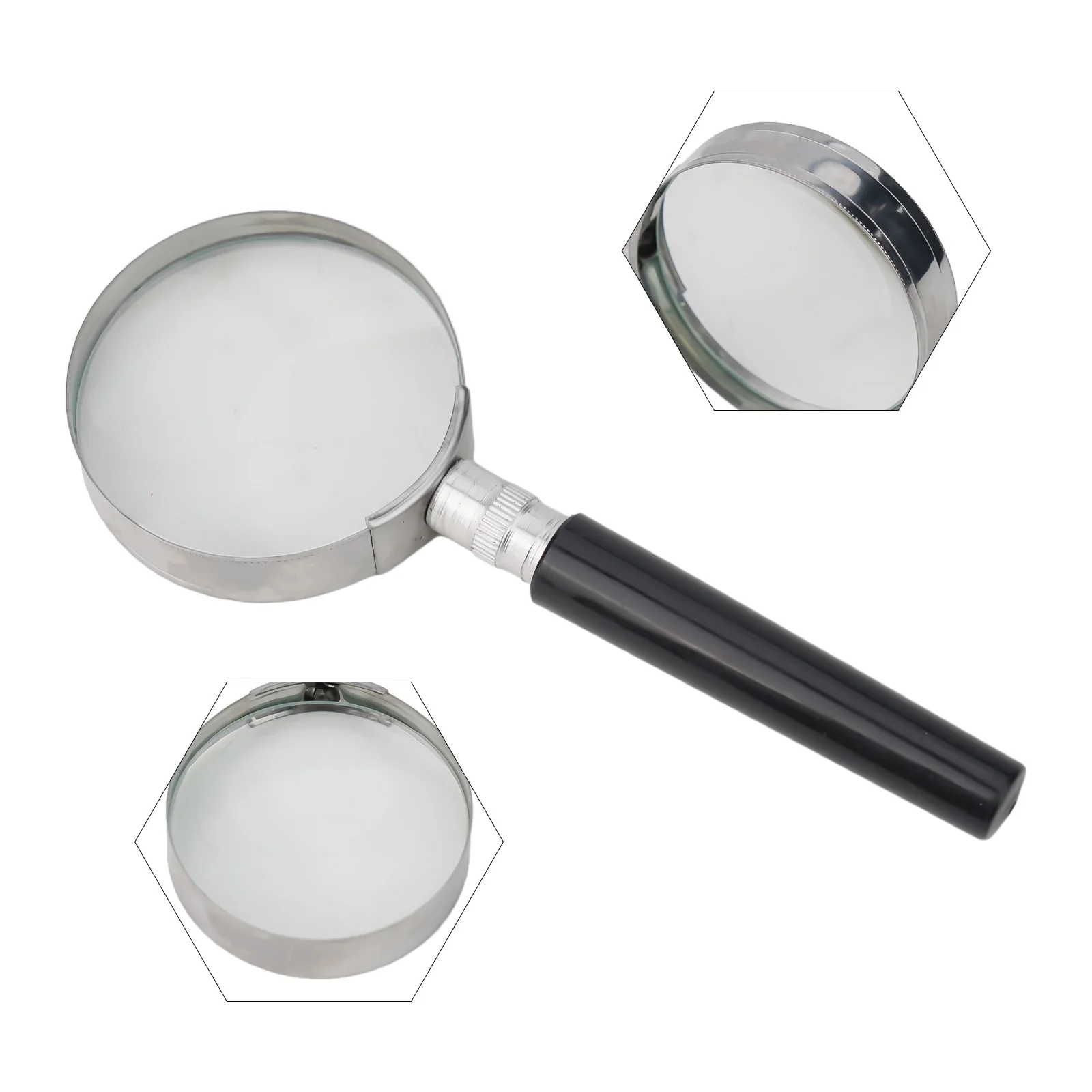 5X-Magnification-Handheld-Magnifier-Magnifying-Glass-Handle-50mm-2inch ...