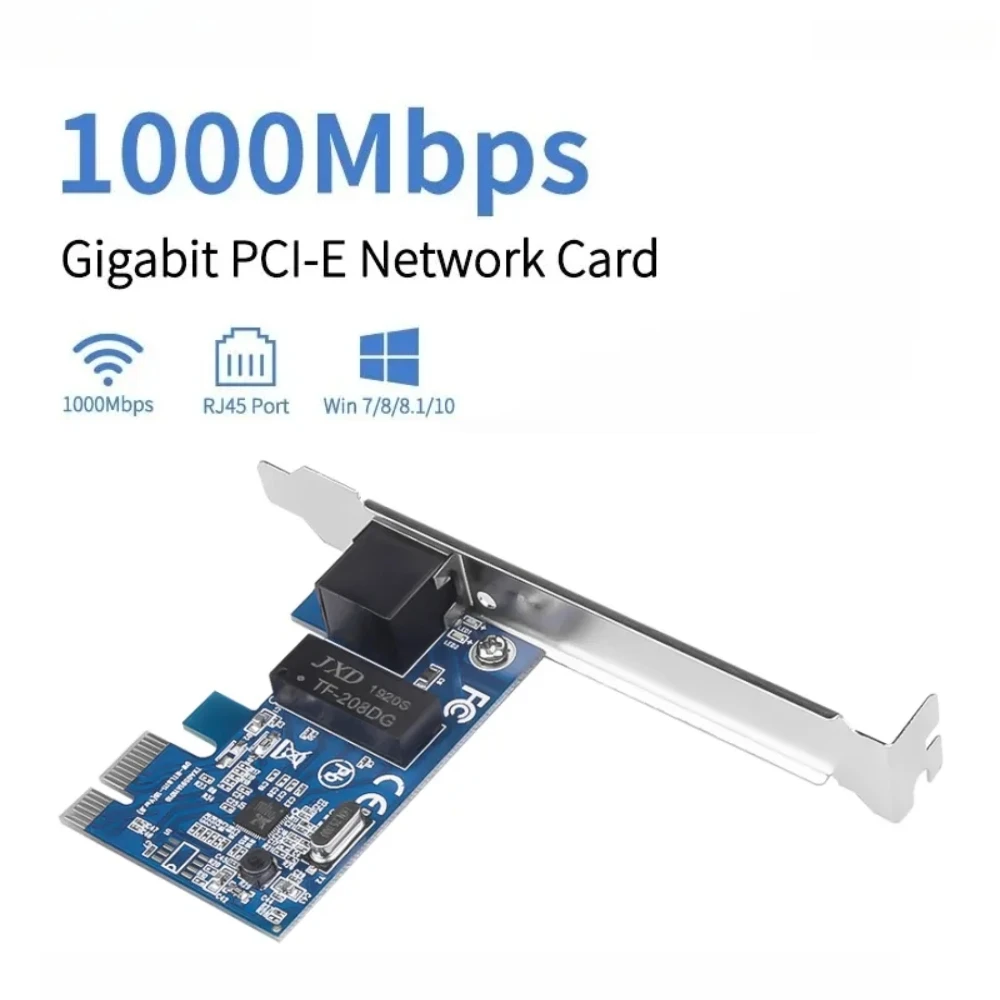 Adaptador-inal-mbrico-Gigabit-PCI-E-de-escritorio-10M-100M-1000Mbps ...