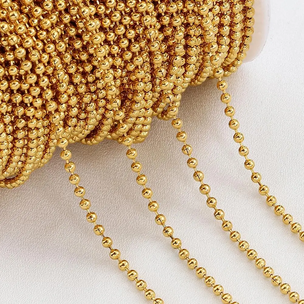 2-Meters-Stainless-Steel-Ball-Bead-Chain-2mm-Bead-Chains-for-DIY ...