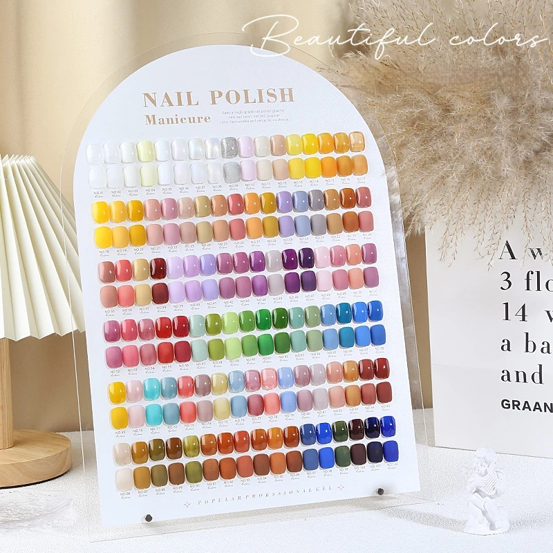 New-Nail-Color-Display-Board-False-Nail-Tips-Display-Stand-Acrylic-Gel ...