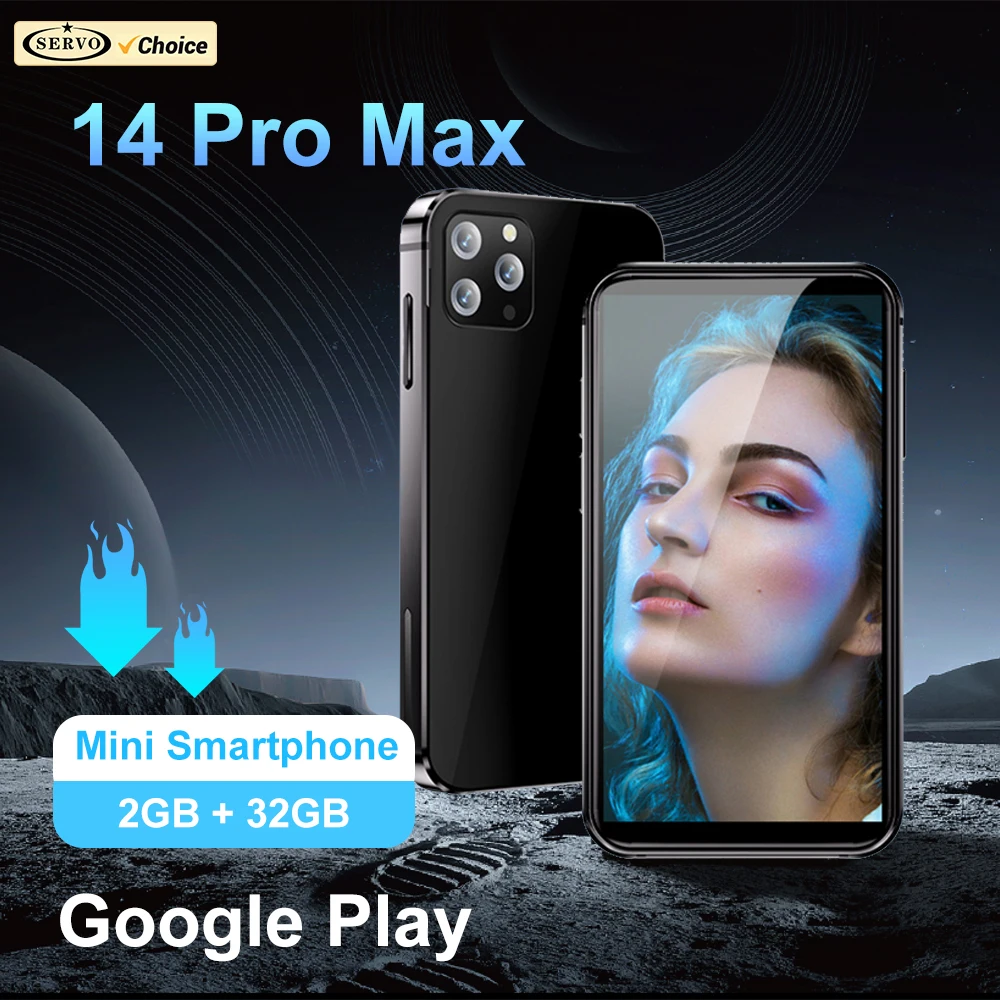 SERVO-Android-Mini-Smartphone-3-inch-Screen-2GB-32GB-Dual-SIM-Card ...