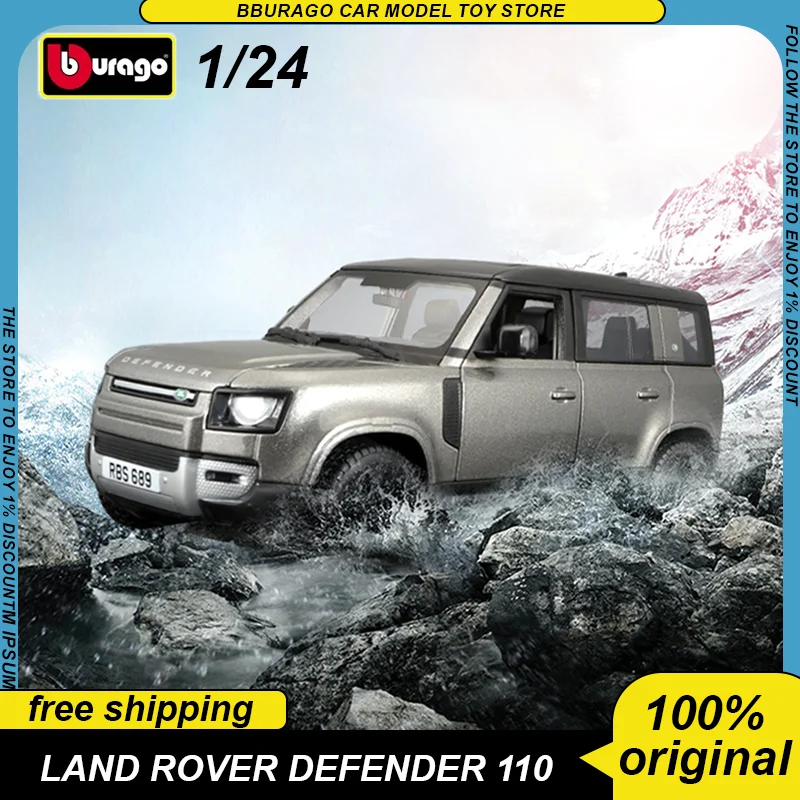Bburago-1-24-2022-Land-Rover-Defender-110-Diecast-Model-Edition-Car ...