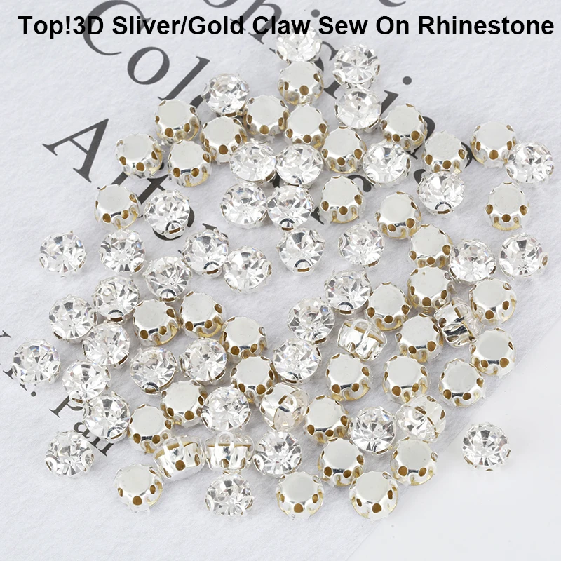 Sewing Rhinestone Decoration | Rhinestones Glass Decoration - 4mm-8mm ...
