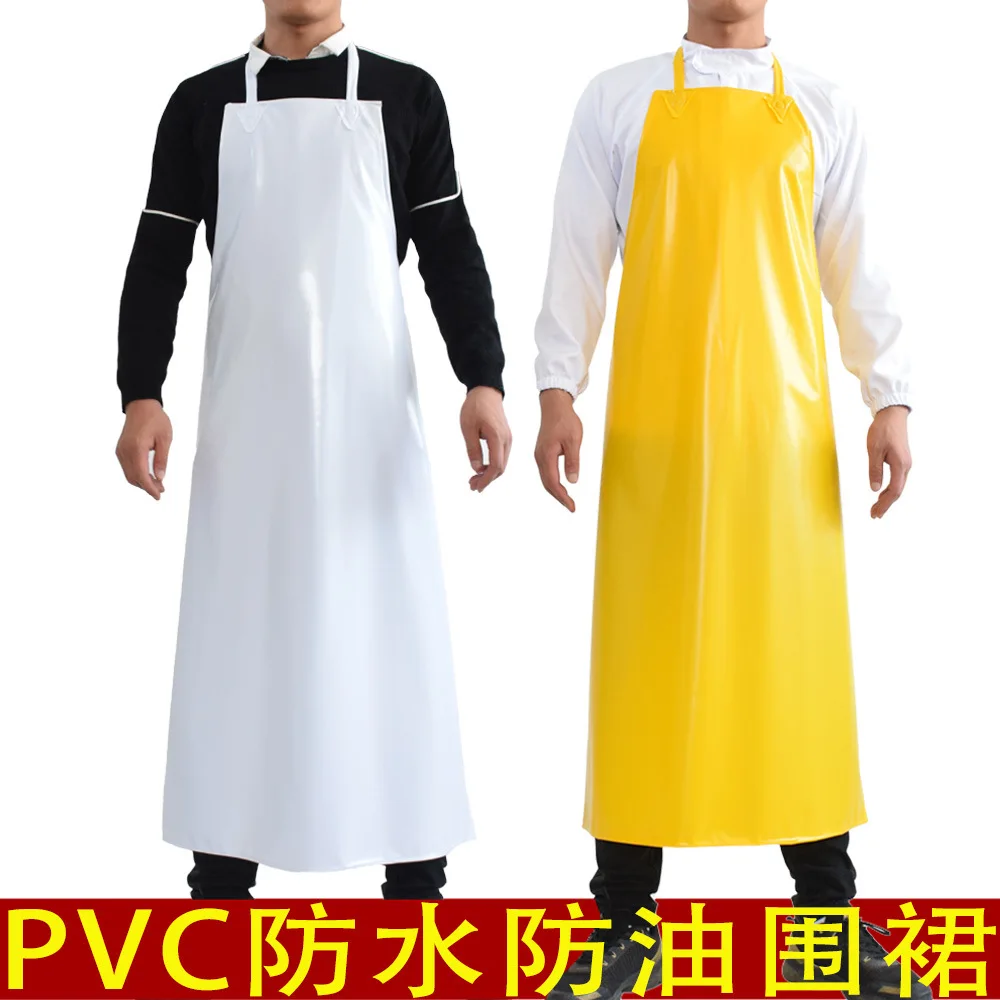 Delantal impermeable de PVC para cocina, delantal de fábrica de ...