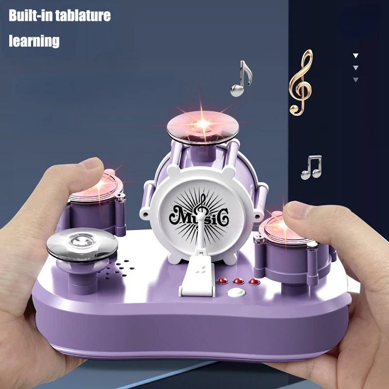Children-s-Mini-Drums-Finger-Touch-Percussion-Instruments-Jazz-Drums ...