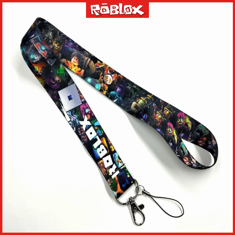 Roblox-Game-Cartoon-Print-Durable-Sturdy-Mobile-Phone-Lanyard-Long-Id ...