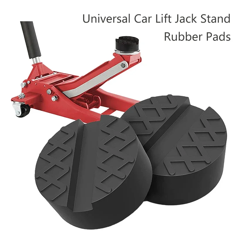 Universal Car Lift Jack Stand Rubber Pads Frame Protector Adapter Floor ...