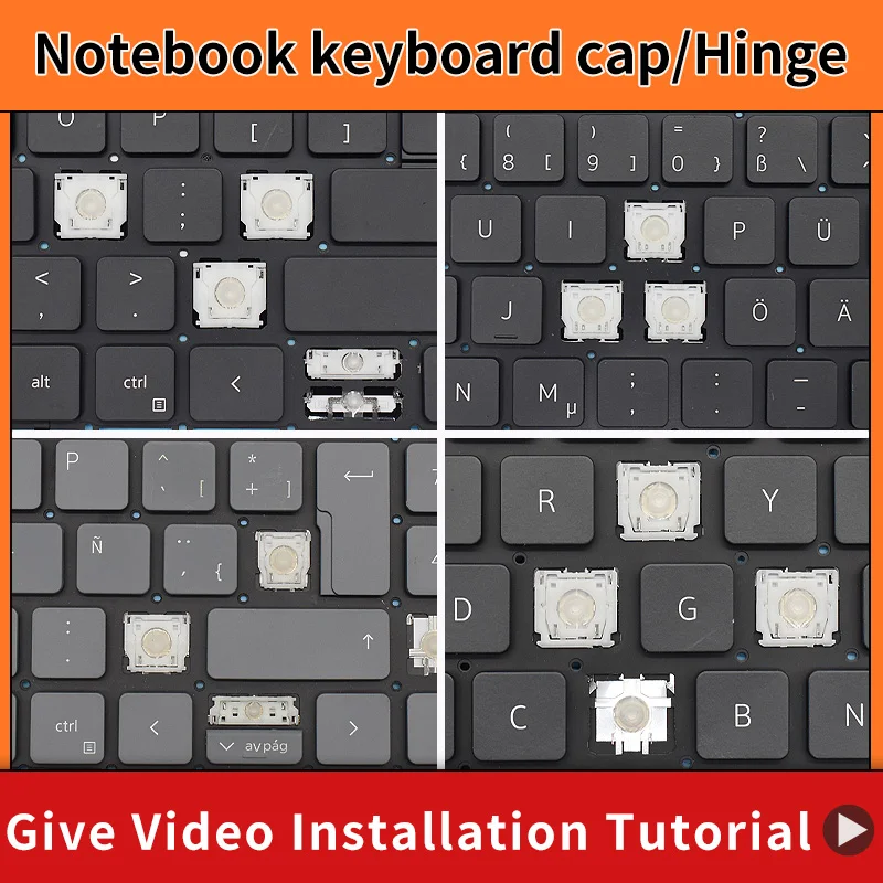 Replacement-Keycap-Key-cap-Hinge-for-Dell-inspiron-5505-5501-5502-5511 ...