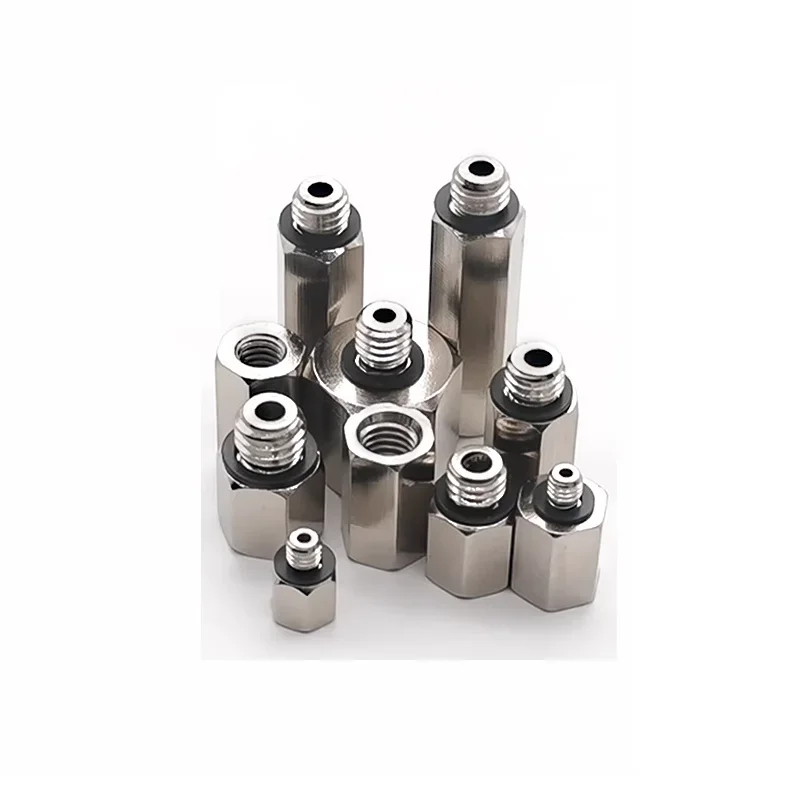 5PCS-M3-M4-M5-M6-M8-Female-To-Male-Thread-Socket-Air-Pneumatic-Pipe ...