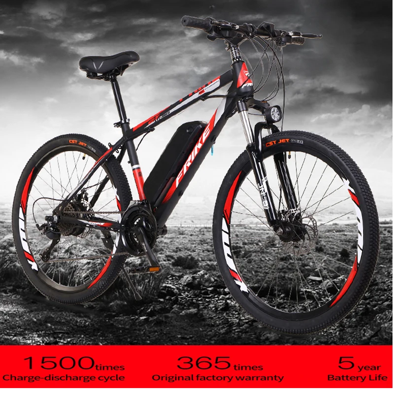 26-1-95-E-bike-With-36V-10Ah-Lithium-Battery-250W-500W-21-Speed ...