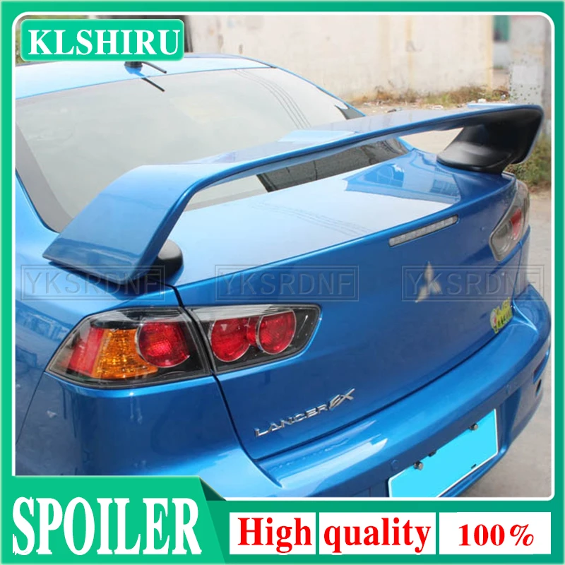 For-LANCER-Spoiler-EVO-ABS-Material-Car-Rear-Wing-Primer-Color-Rear ...