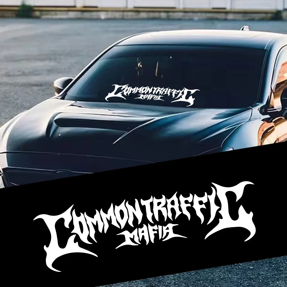 Car-Windshield-Banner-Graphics-Rear-Window-Common-Traffic-Mafia-Racing-Stripes-Vinyl-Decals ...