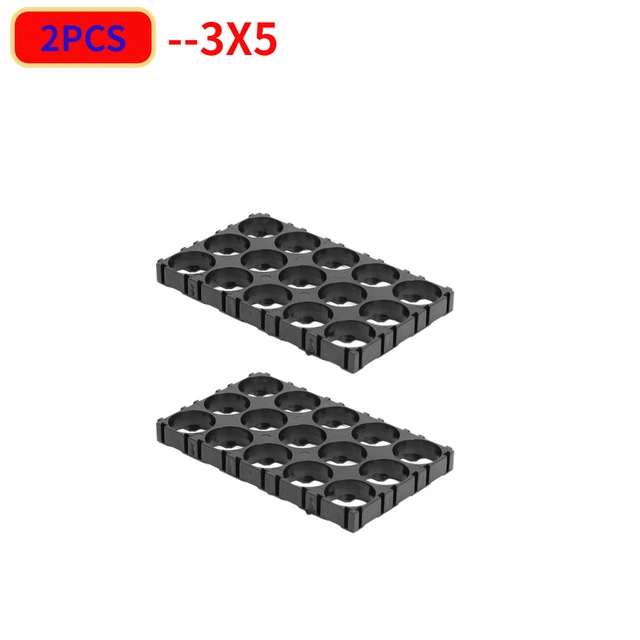 100pcs 18650 Battery Holders Cylindrical Cell Lithium Battery Support ...