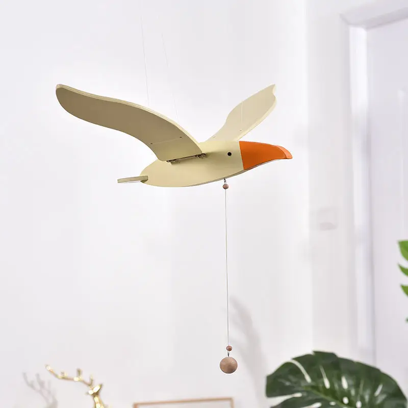 Wooden Flying Seagulls
