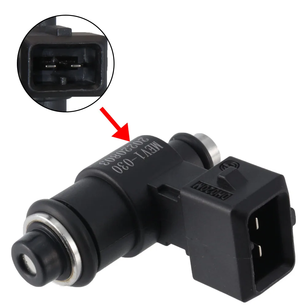 MEV1-030-One-Hole-50CC-High-Performance-Motorcycle-Fuel-Injector-Spray ...