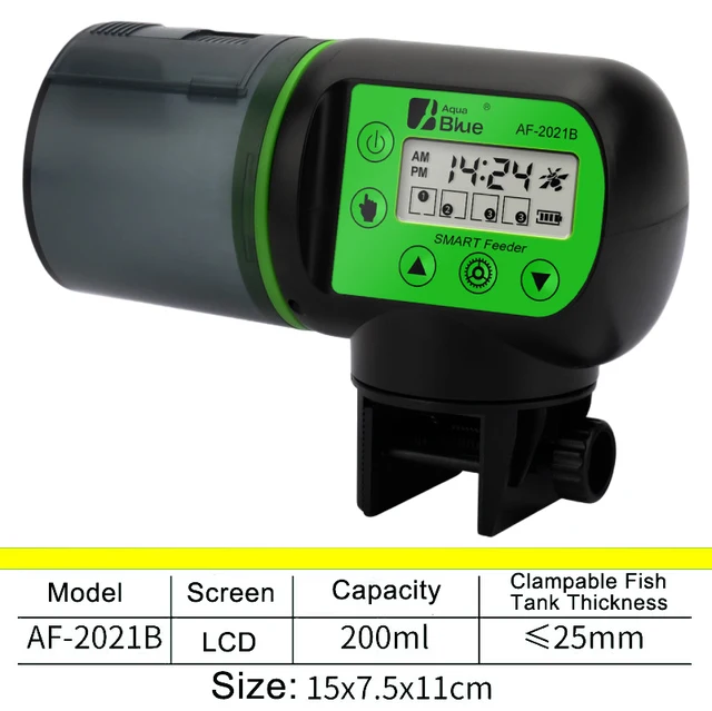 Adjustable Smart Automatic Feed Feeder With LCD Indicates Timer ...