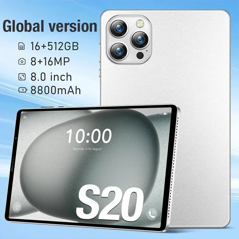Tableta-S20-5G-versi-n-Global-Tablet-PC-Original-de-8-pulgadas-con ...