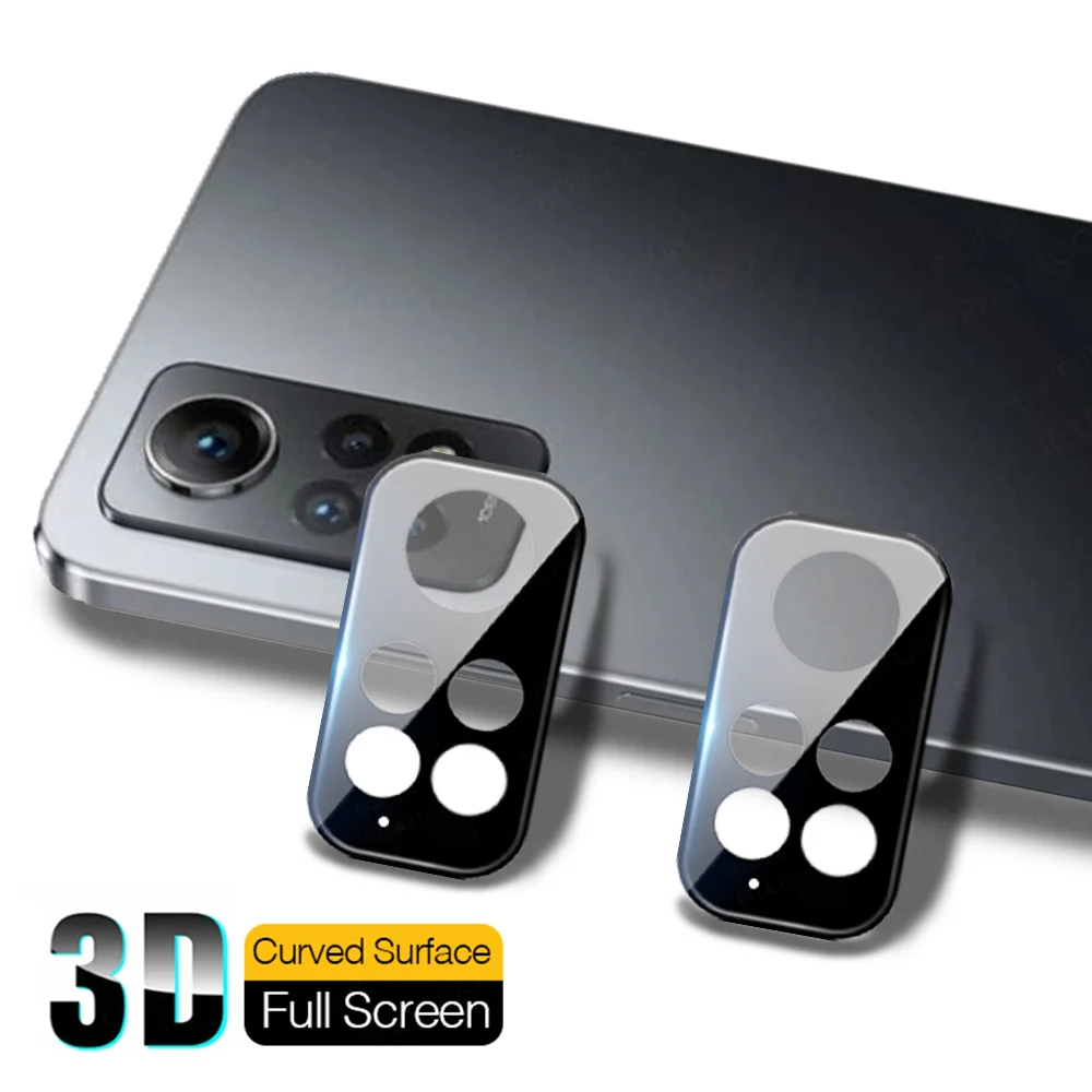 2Pcs 3D Full Screen Camera Protector Cover For Xiaomi Redmi Note 12 Pro ...