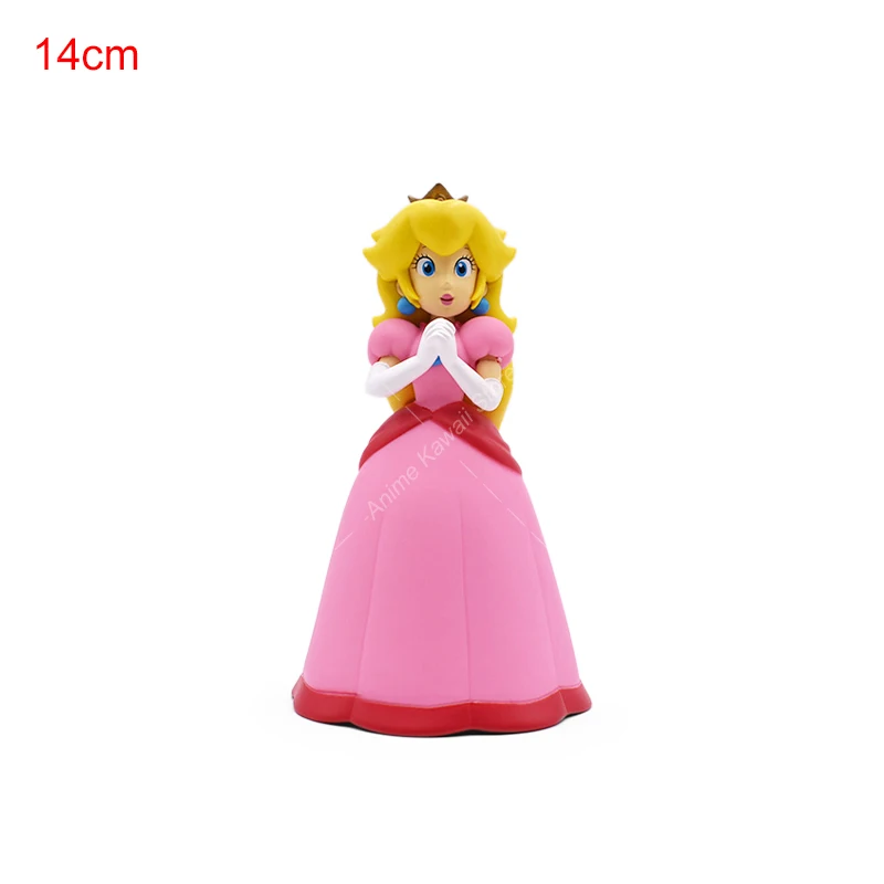 Figuras de acción de la serie Super Mary, juguetes Q, Wario, princesa ...