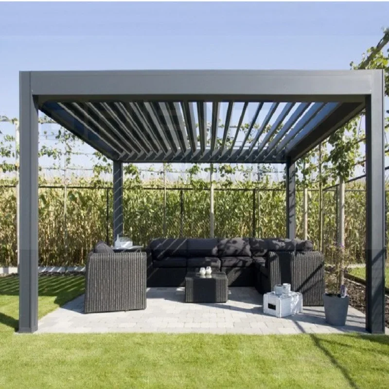 Pergola-Roof-system-waterproof-pergolas-bioclimatica-exterior-garden ...
