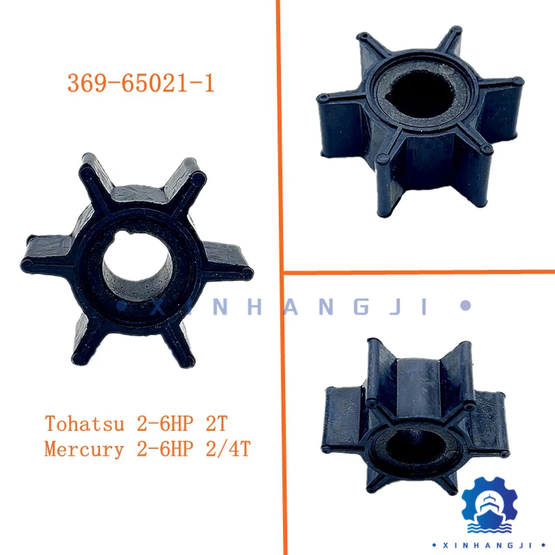 369-65021-1 Water Pump Impeller For TOHATSU Outboard 2/4-stroke M3.5B ...