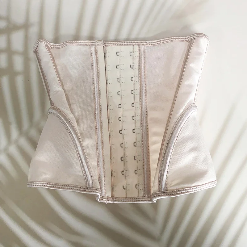 Short Steel Women Slimming Corset Belts Sexy Mesh Body Shapers High ...